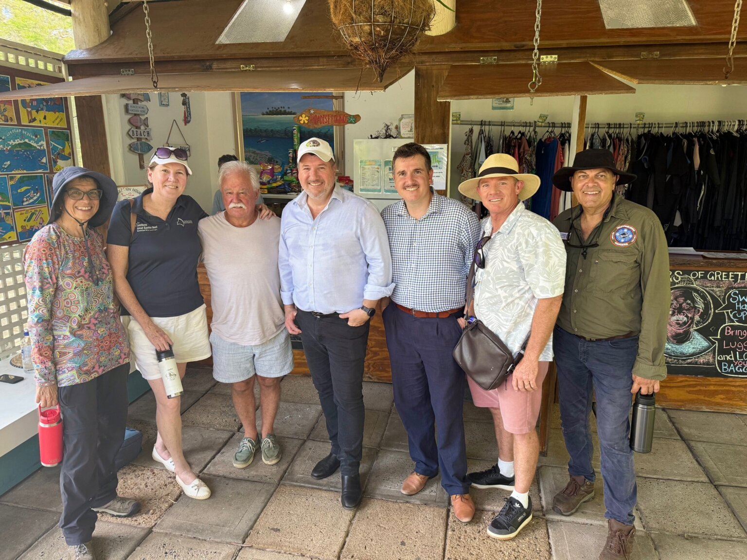 Minister for Environment & Tourism Visits Great Keppel Island (Woppa ...