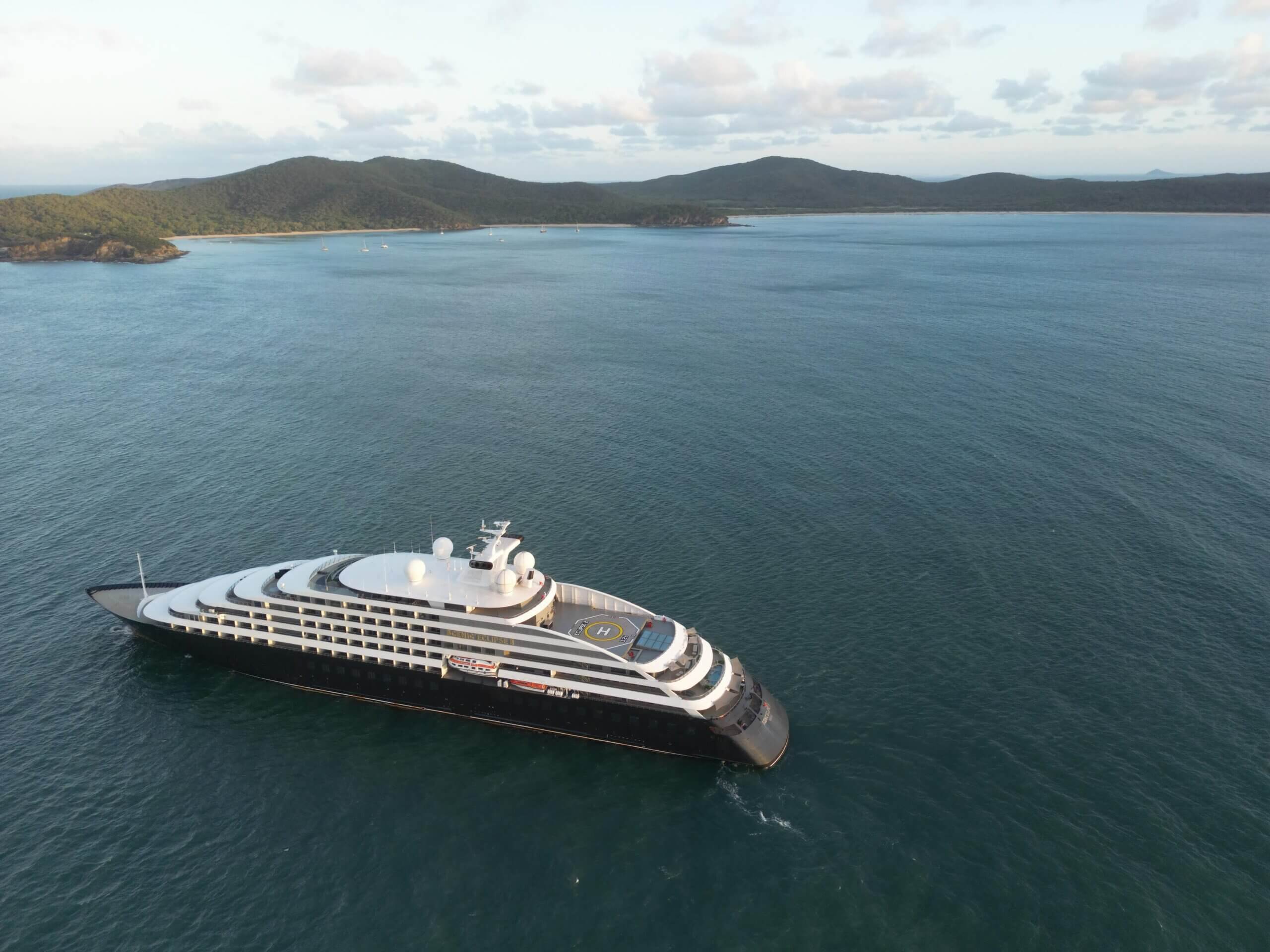 Luxurious Scenic Eclipse II arrives in Keppel Bay | Capricorn Enterprise